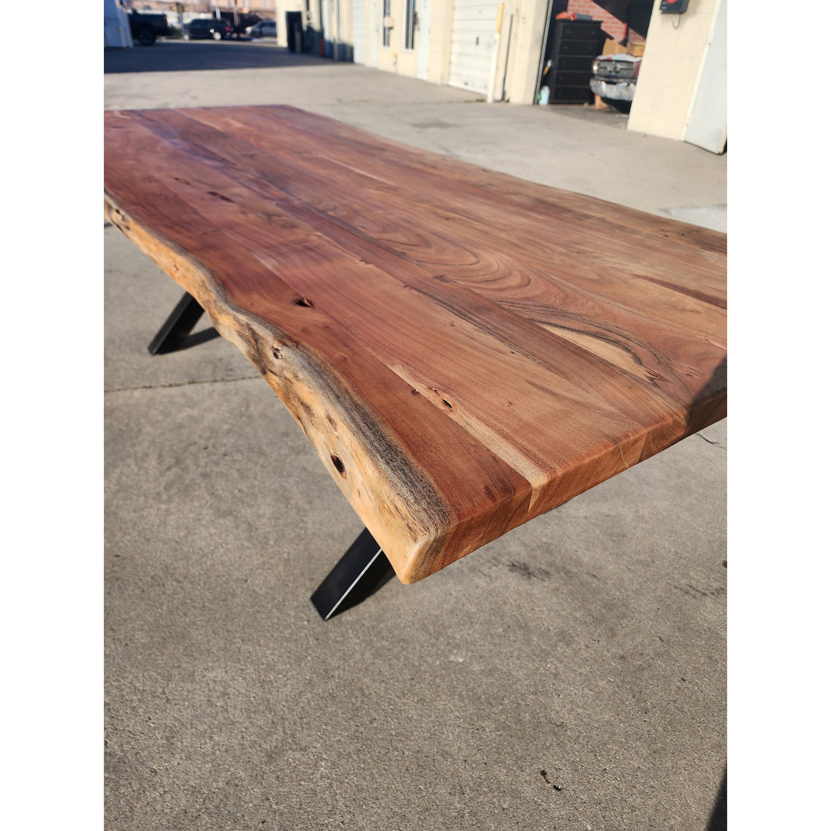 Now Available - 96"L Rustic Style Live Edge Table – Alive Edge Designs
