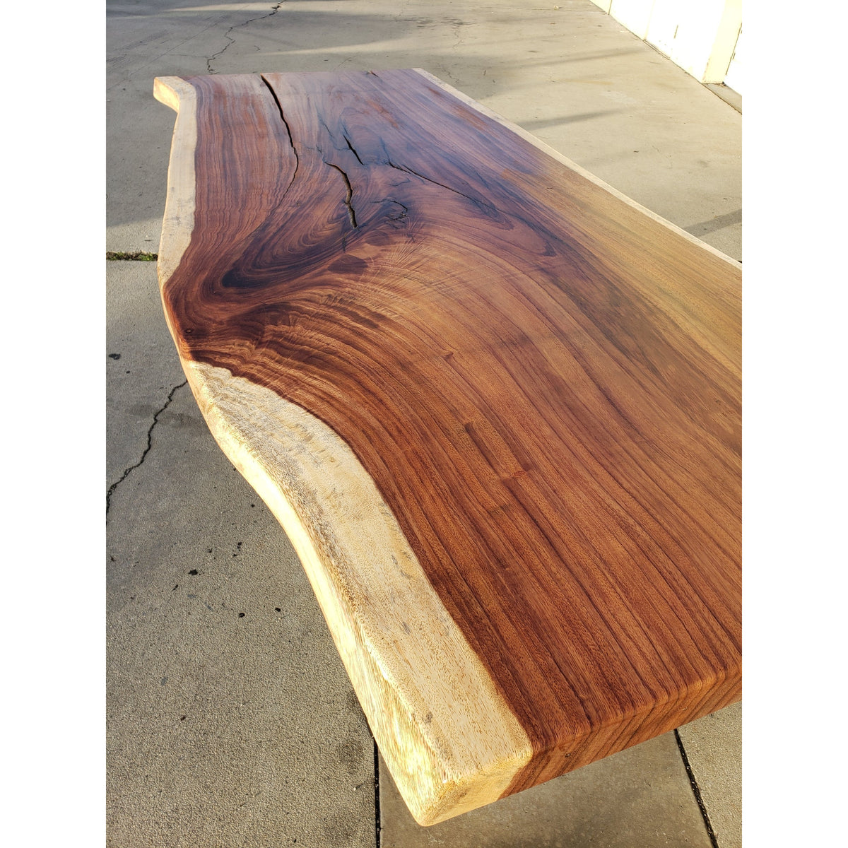 Now Available - 96"L Solid Live edge Dining table – Alive Edge Designs
